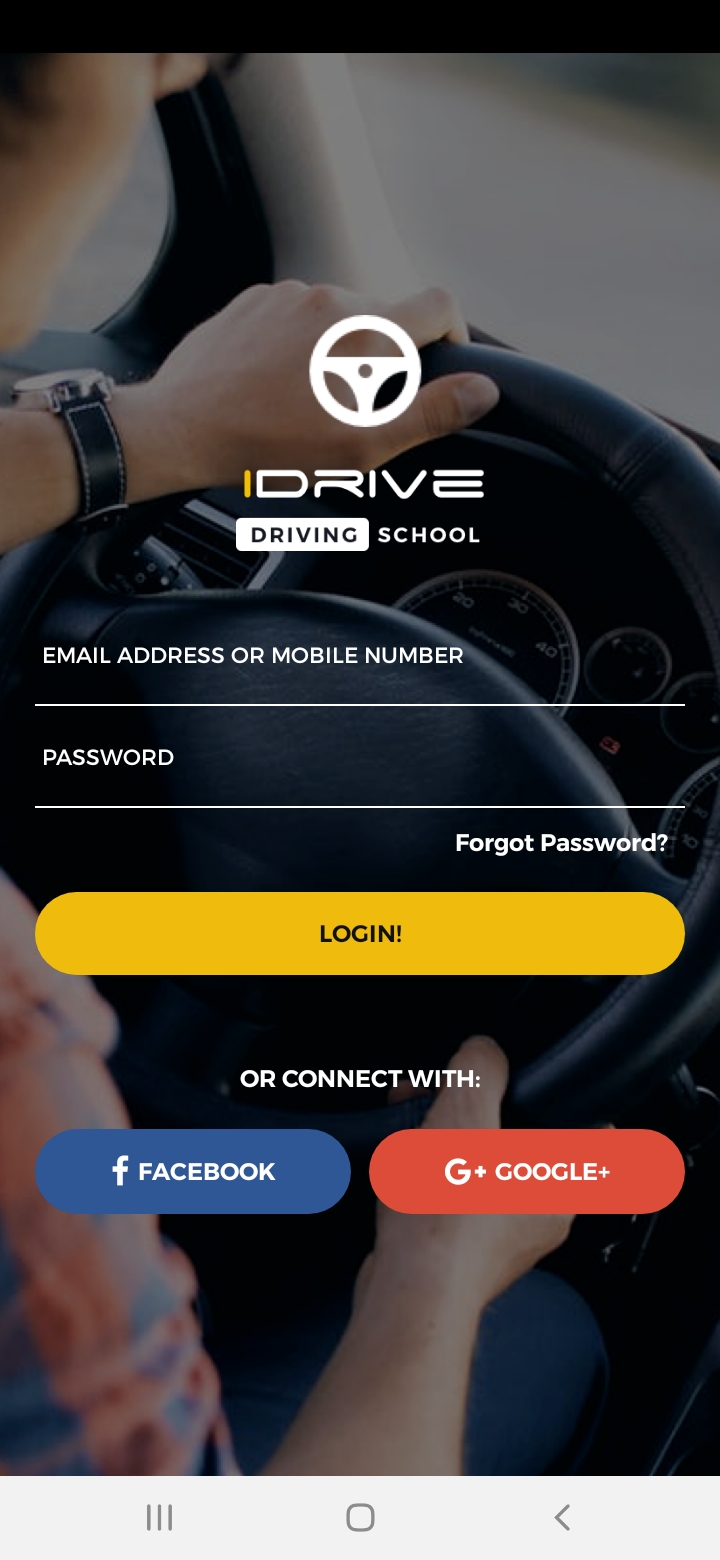 iDrive React Native App Theme for Driving Schools